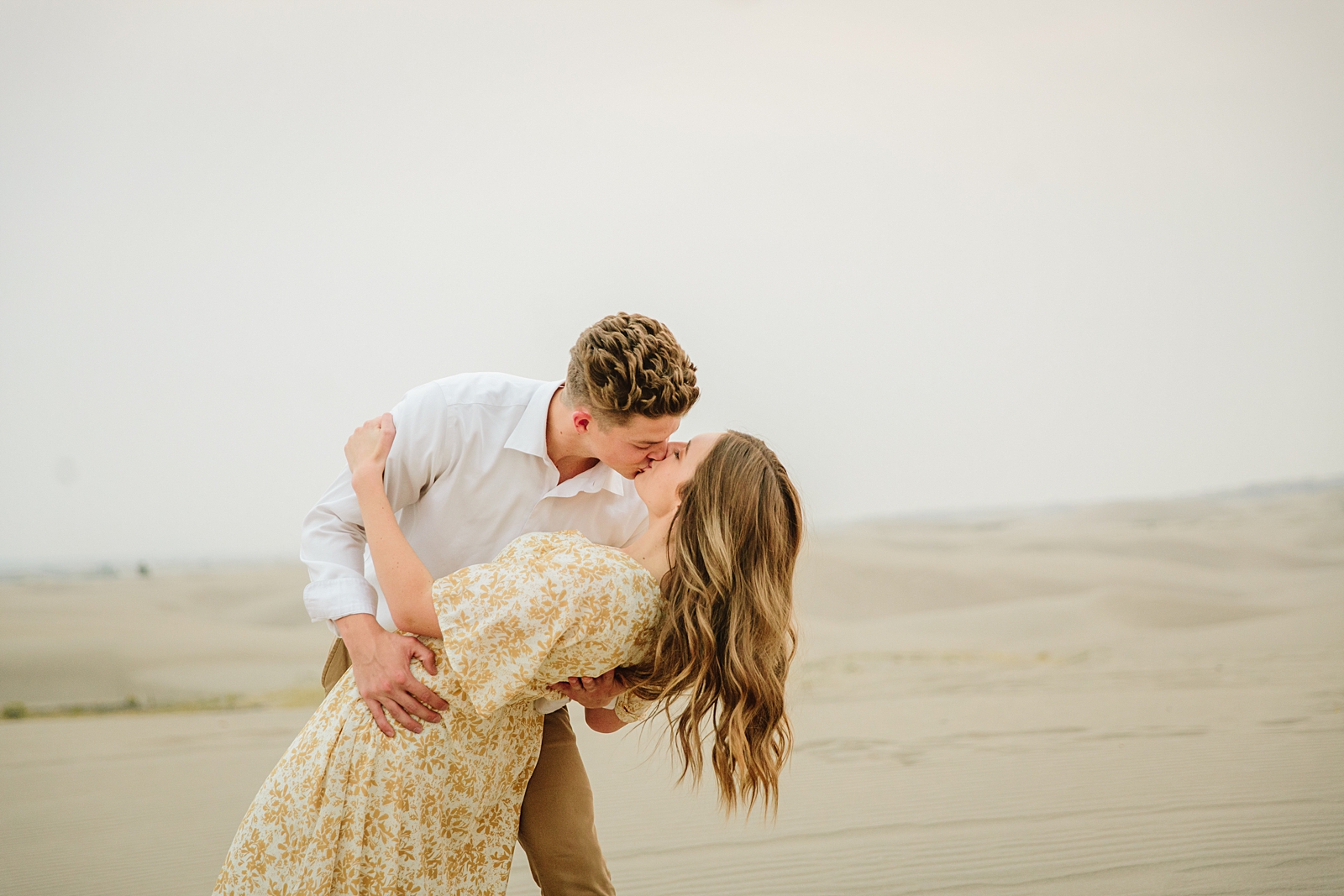 Kyle and Taylor | Sand Dune Engagements in Saint Anthony, Idaho